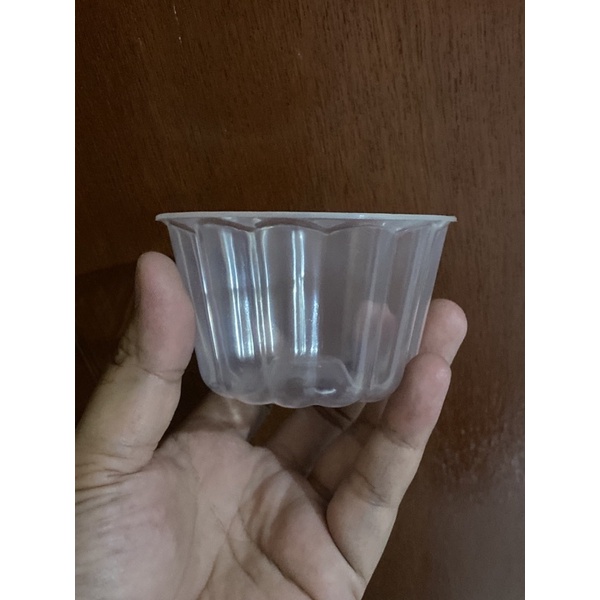Jual Cetakan Puding Agar Bulat Transparan Lucky Star 1051-TR Per Pack ...