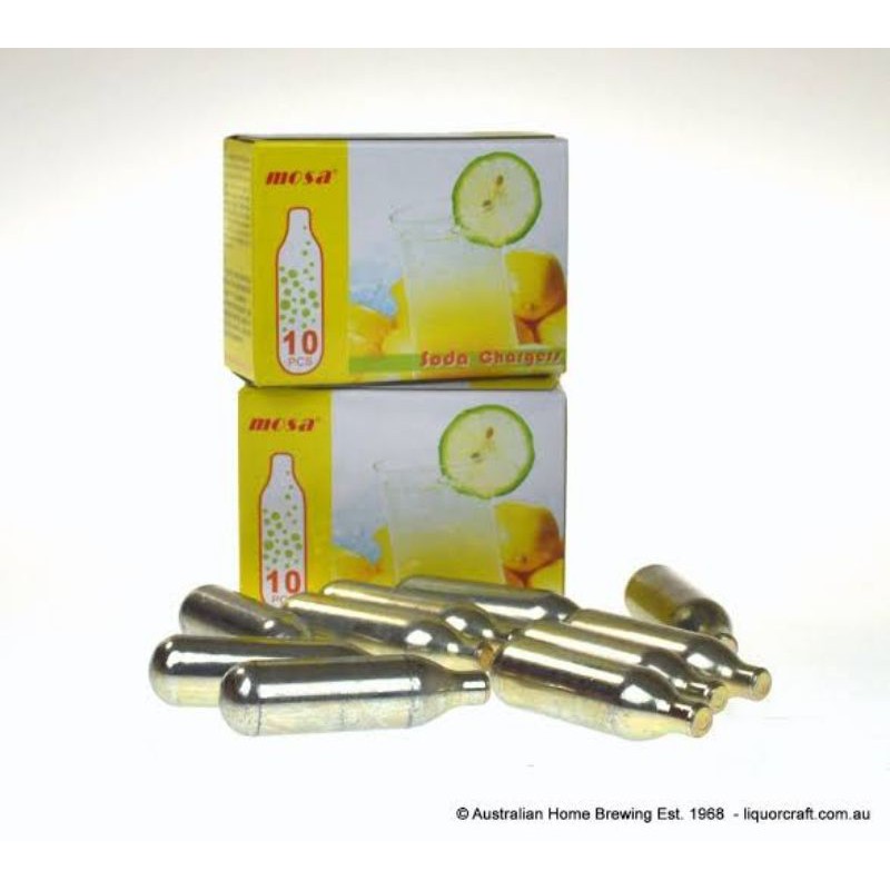 Jual Gas Mini Capsule / Mosa Soda Gas Charger co2 | Shopee Indonesia