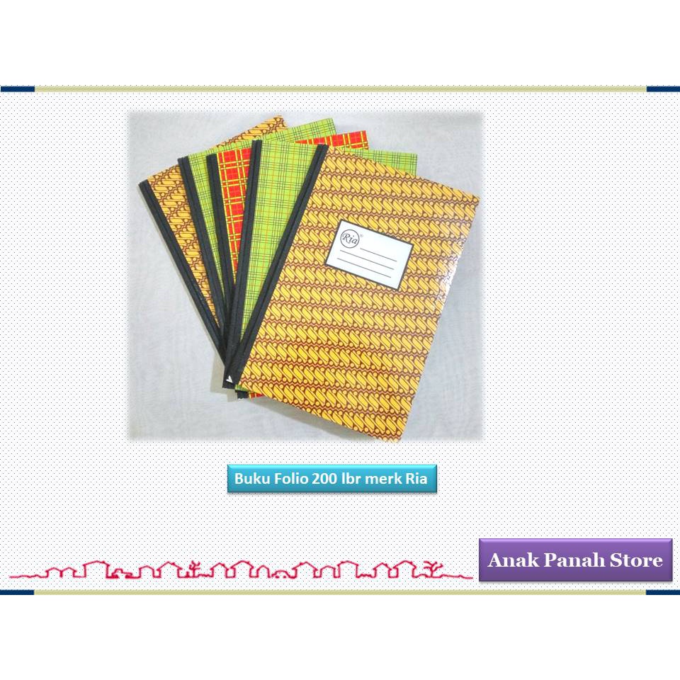 Jual Buku Folio Merk Ria 200 [Buku Hard Cover] | Shopee Indonesia