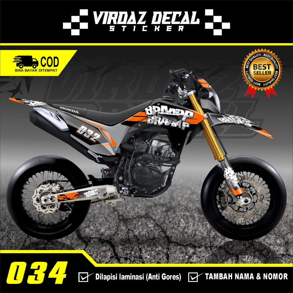Jual Terbaru Decal Sticker CRF 150 L- Fullbody-Dekal stiker CRF 150 L ...