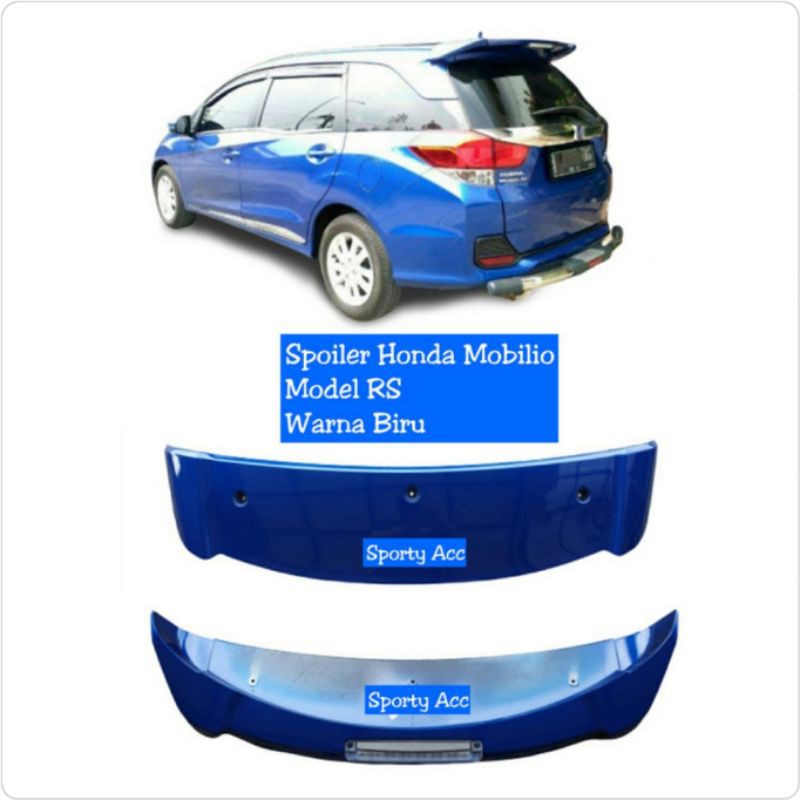 Jual Spoiler Sayap Mobil Mobilio Model RS With Lampu Rem | Shopee Indonesia