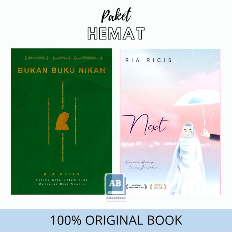 Jual Paket Hemat 2 Buku Ria Ricis : Bukan Buku Nikah & Next Limited ...