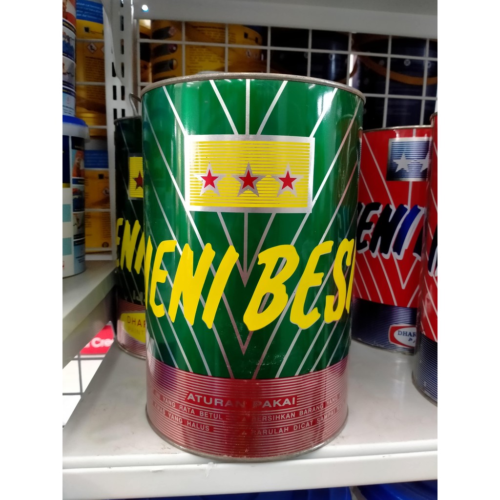 Jual CAT ANTI KARAT MENIE CAP BINTANG GALON /MENI BESI / DEMPUL BESI 5 ...