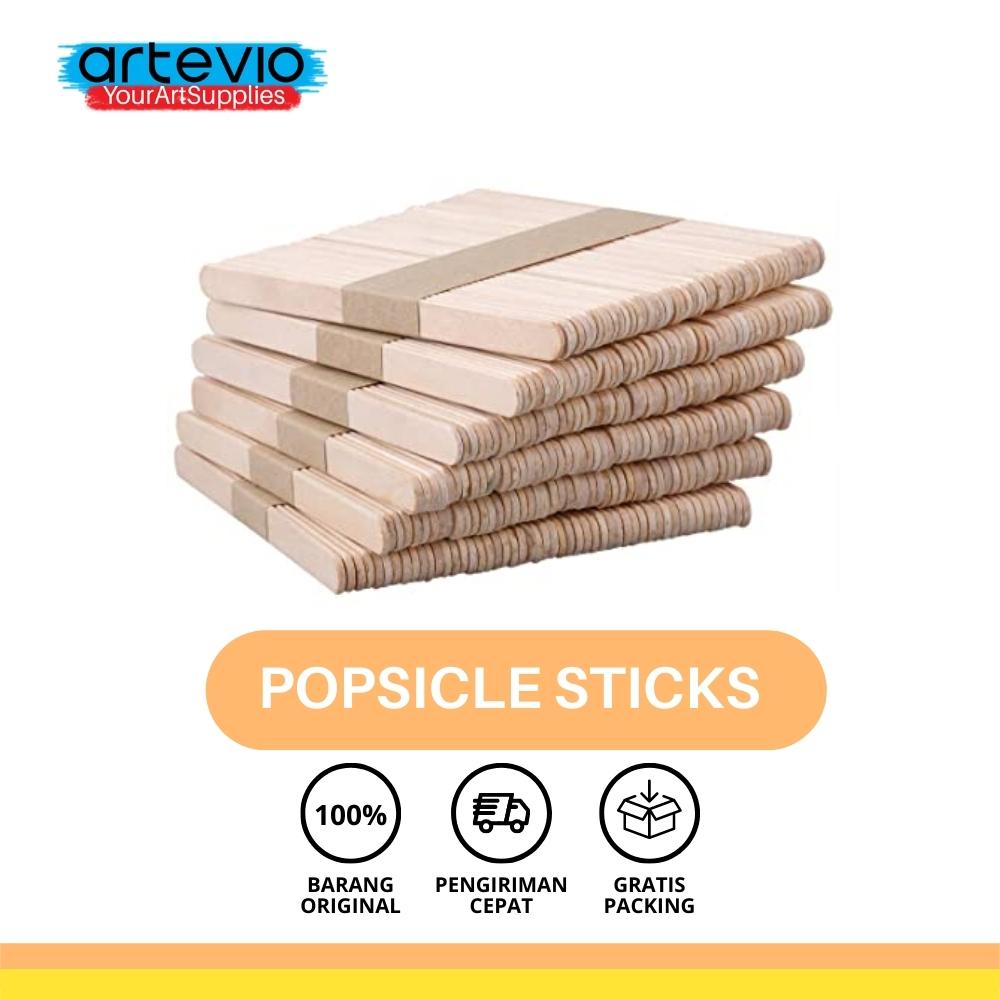 Jual Stik Es Krim / Stik Kreasi / Popsicles Sticks / Ice Cream Sticks ...