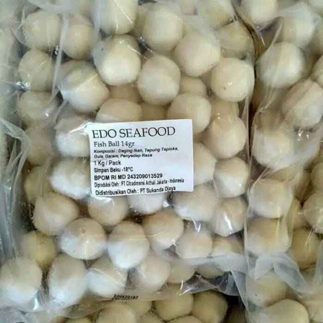 Jual Edo fish ball 14 gram 1kg 6 pcs | Shopee Indonesia