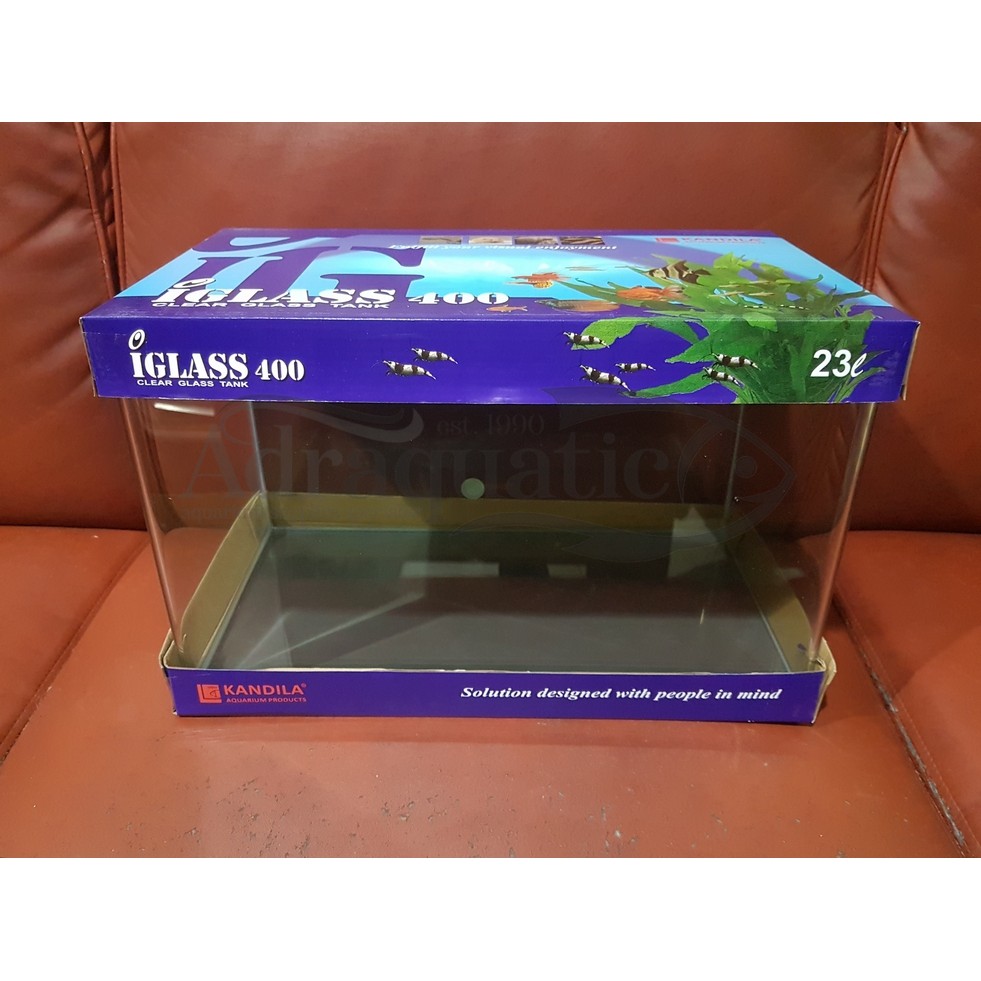 Jual AQUARIUM BENDING IGLASS 400 KANDILA 26L 40X25X26 CM 26 LITER KACA DEPAN PINGGIR LENGKUNG ...