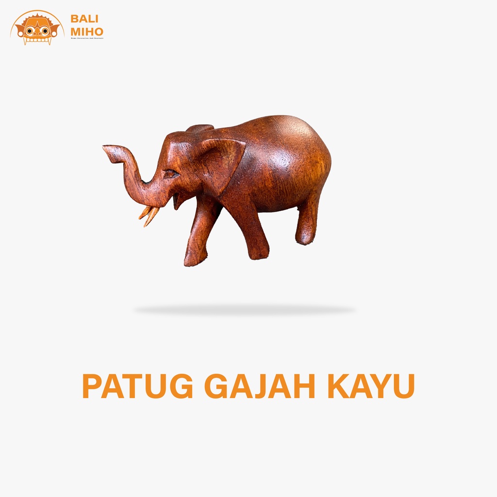 Jual Patung Gajah Kayu Polos - Patung Gajah - Patung Binatang Kayu ...