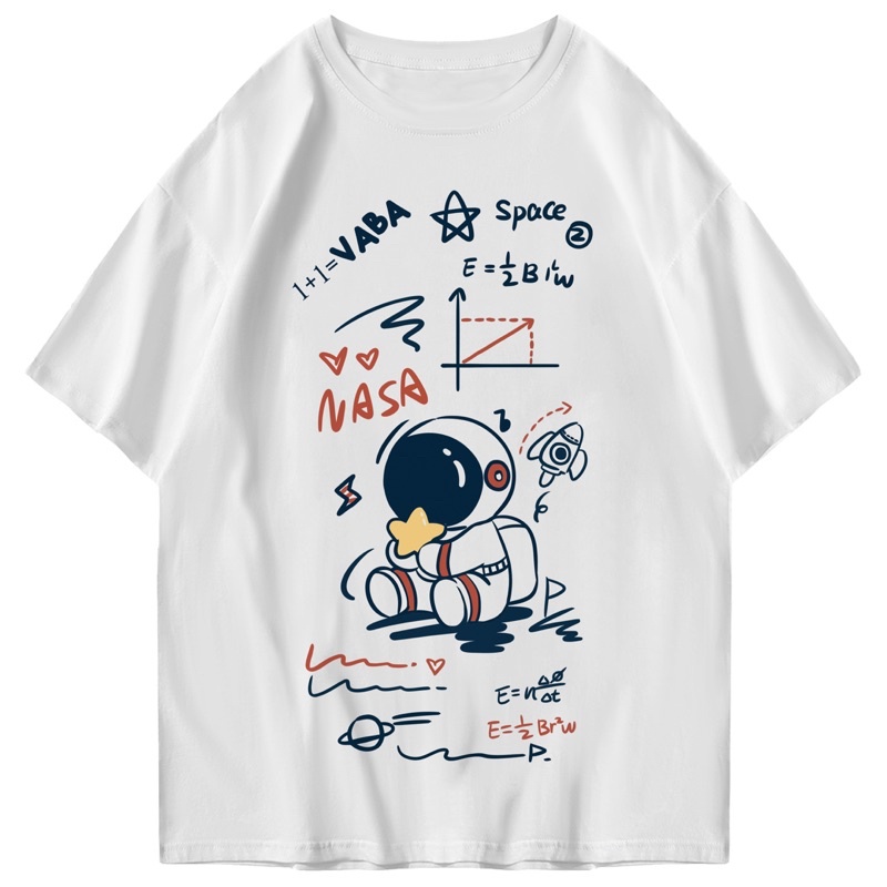 Jual Hi VABA Oversized Nasa Number Tshirt | Kaos Streetwear Unisex Tee ...