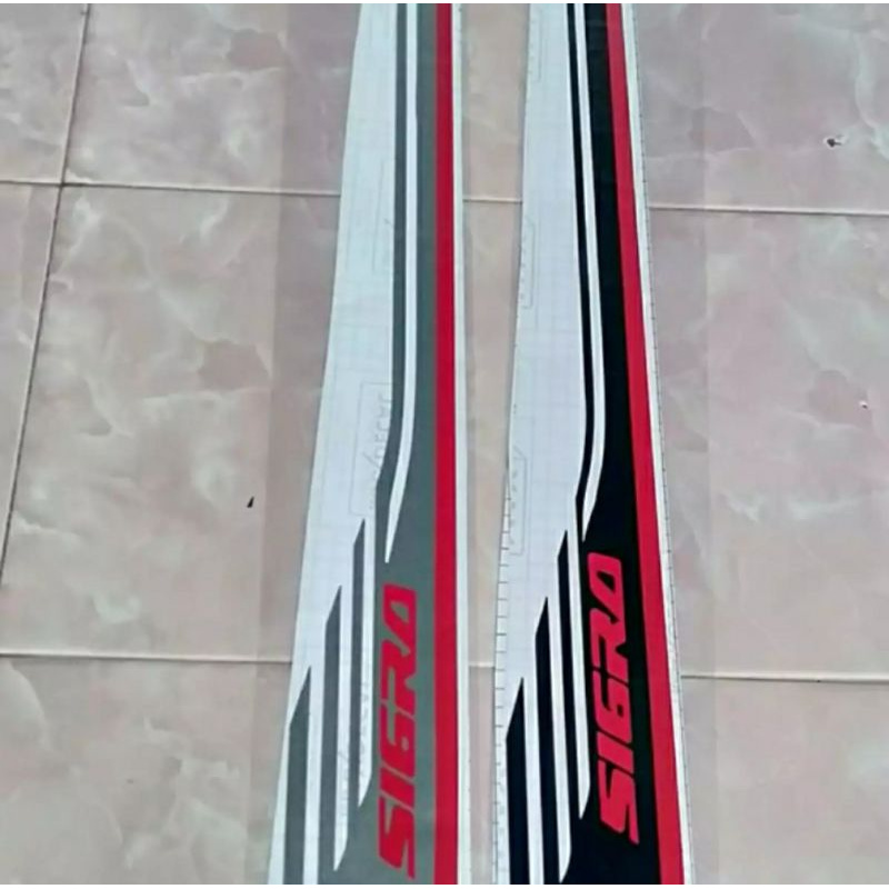 Jual Stiker Body Samping mobil Sigra / Stiker Sigra | Shopee Indonesia