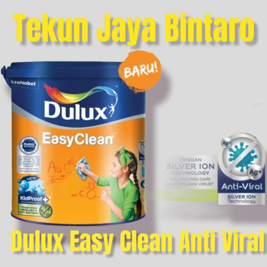 Jual DULUX EASY CLEAN AV ANTI NODA 2,5 LITER GALON CUSTOM WARNA ...