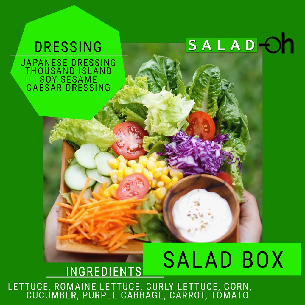 Jual SALAD BOX by SALAD .OH ( salad sayur ) | Shopee Indonesia