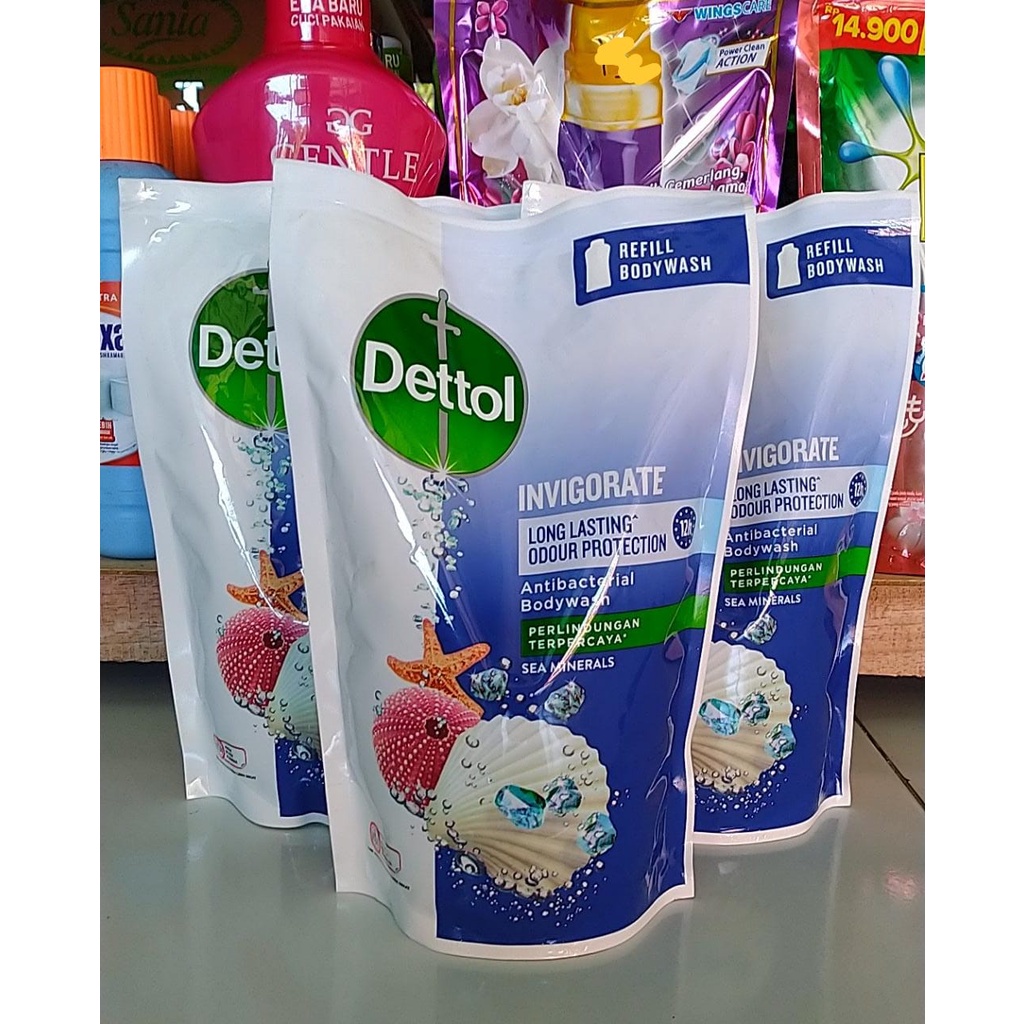 Jual dettol body wash sabun mandi cair refill 410ml | Shopee Indonesia