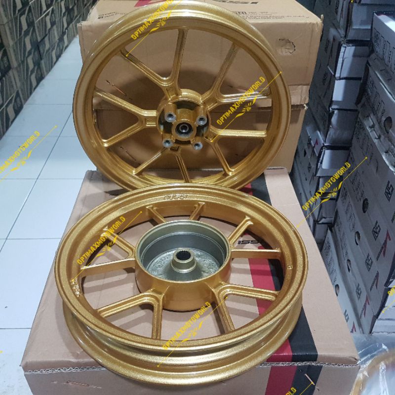 Jual VELG ROSSI VENOM CALISTO VARIO 125/150 UKURAN 185 215 RING 14 GOLD ...