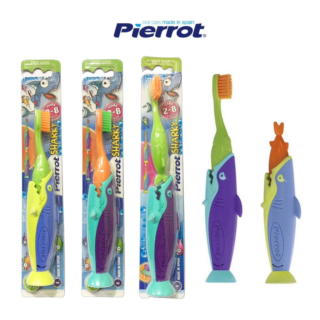 Jual Pierrot Kids Sharky Toothbrush 2-8 years | Shopee Indonesia