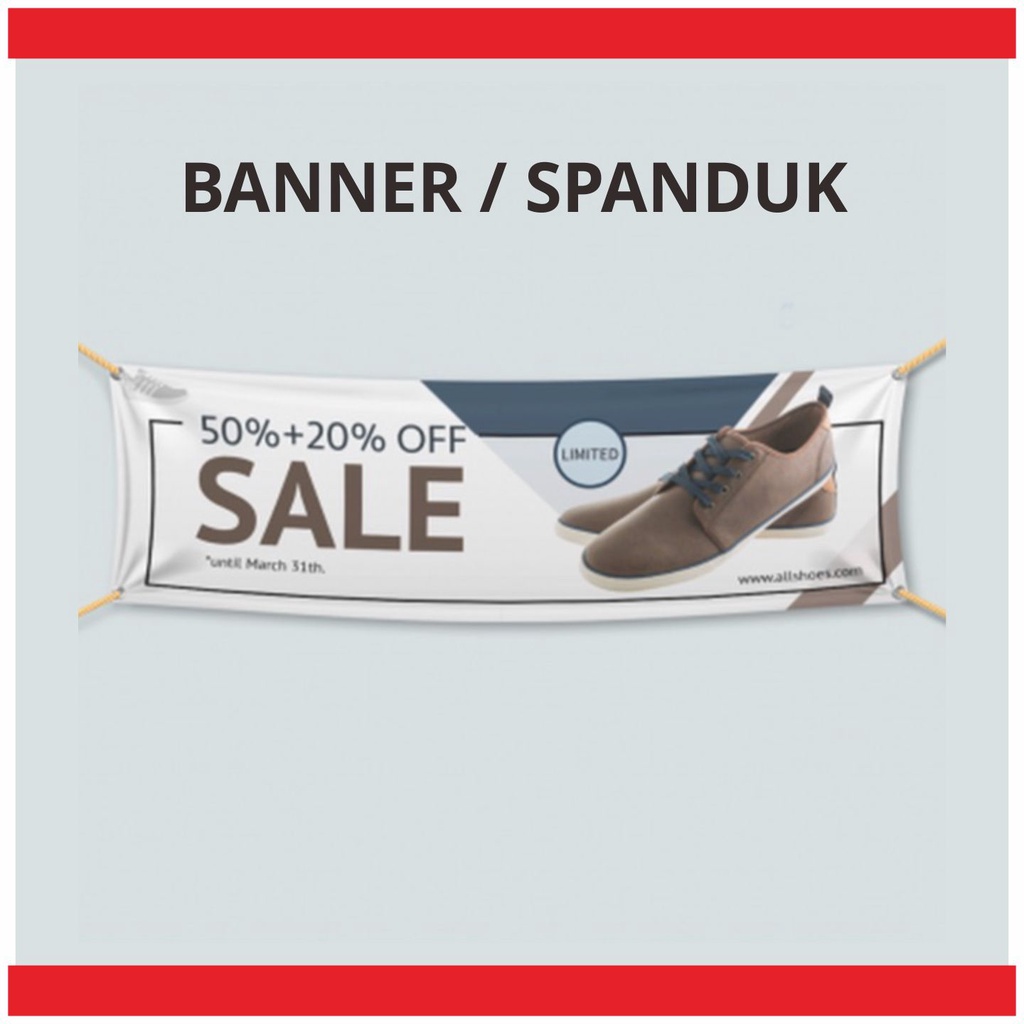 Jual Cetak/Print Banner Spanduk Outdoor Tebal 280gr | Shopee Indonesia