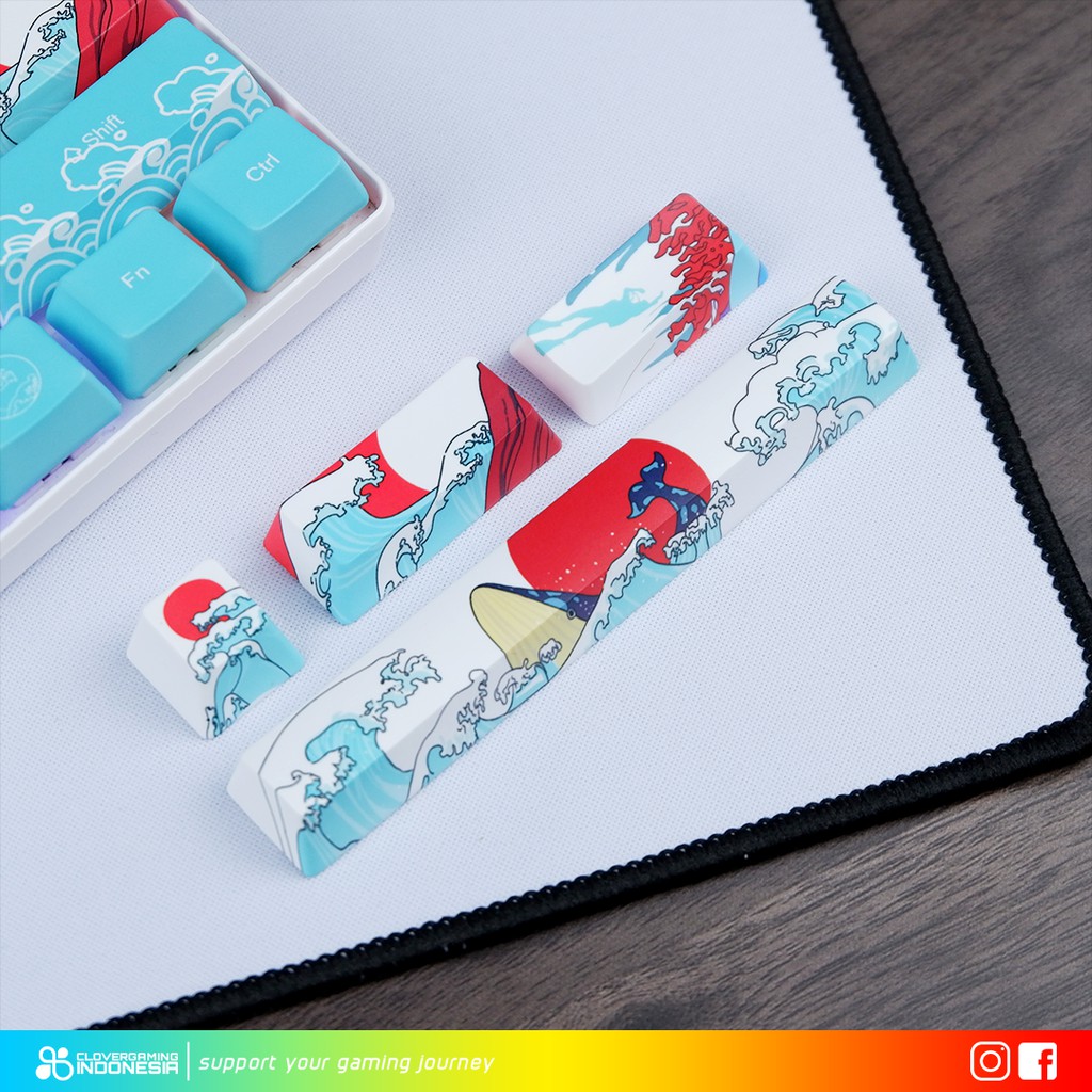 Jual Keycaps Coral Sea Japanese PBT Space Bar Spacebar 6.25U Dye Sub ...