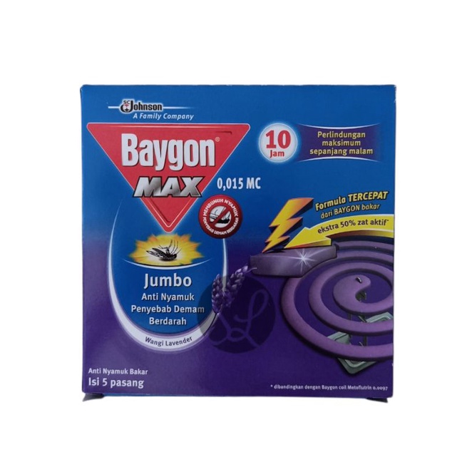 Jual Baygon Max Bakar Isi 5 Pasang Obat Nyamuk Bakar Baygon Max Jumbo 0 ...