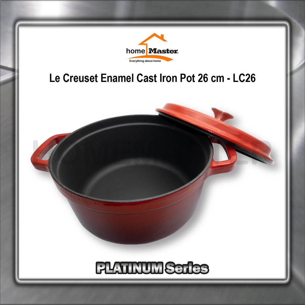 Jual HomeMaster Dutch Oven/Casserole/Enameled Cast Iron/Besi Cor Pot ...