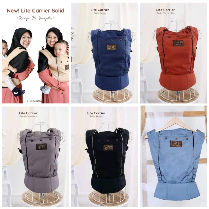 Jual CUDDLE ME LITE CARRIER POLOS 7KG-20KG / GENDONGAN DEPAN BAYI ...