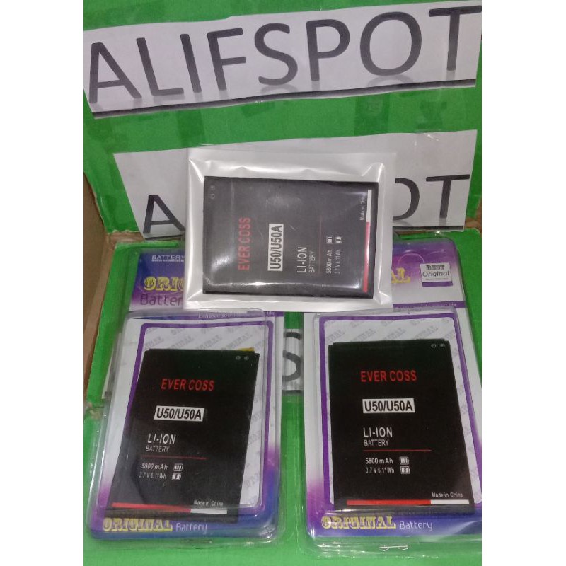 Jual Baterai HP Evercross U50 Batre Cross U50A Batrai ORI Original Double Power | Shopee Indonesia