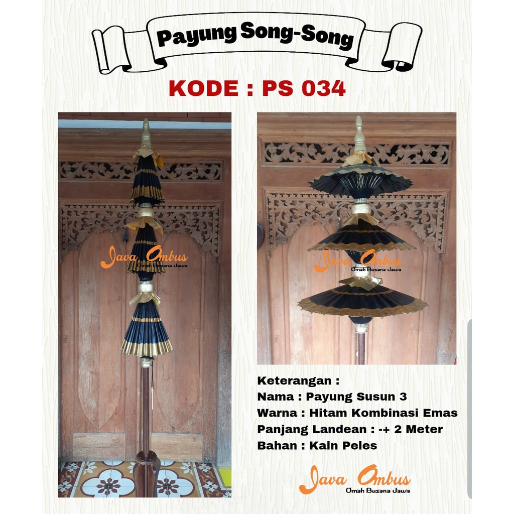 Jual Payung Susun 3 | Payung Songsong | Payung Songsong Agung | Payung ...