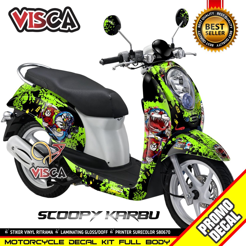 Jual Decal Scoopy Karbu Full Body Stiker Scoopy Karbu Lama Striping ...