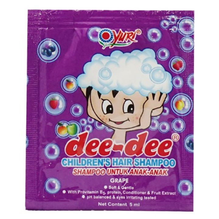 Jual Dee-Dee Shampoo Sachet Grape 5 ml | Shopee Indonesia