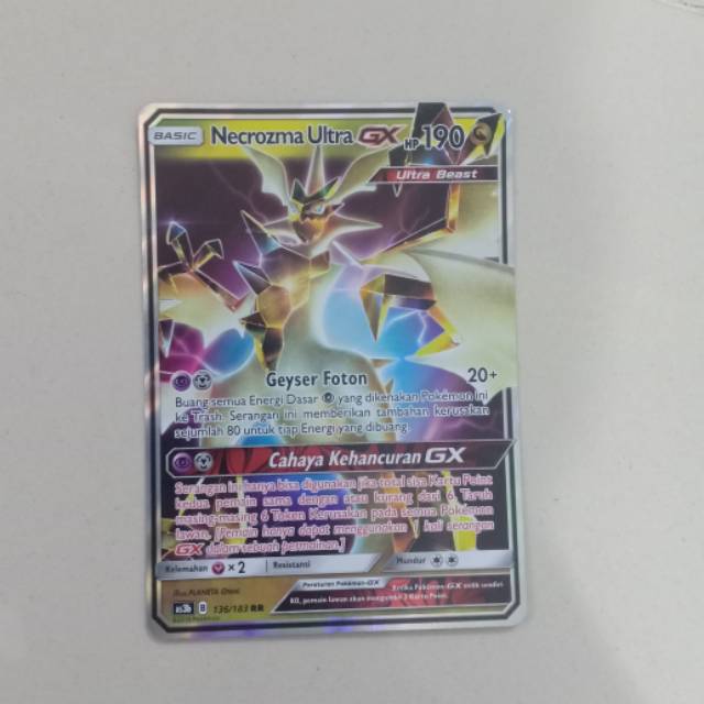 Jual Kartu pokemon indonesia Necrozma ultra GX RR | Shopee Indonesia