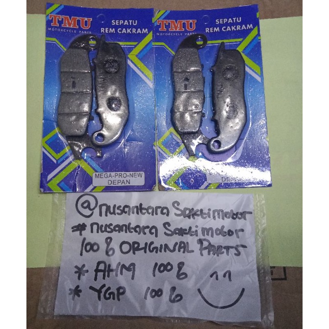Jual discpad diskpad dispet dispad depan mega pro mew verza tipe motor ...