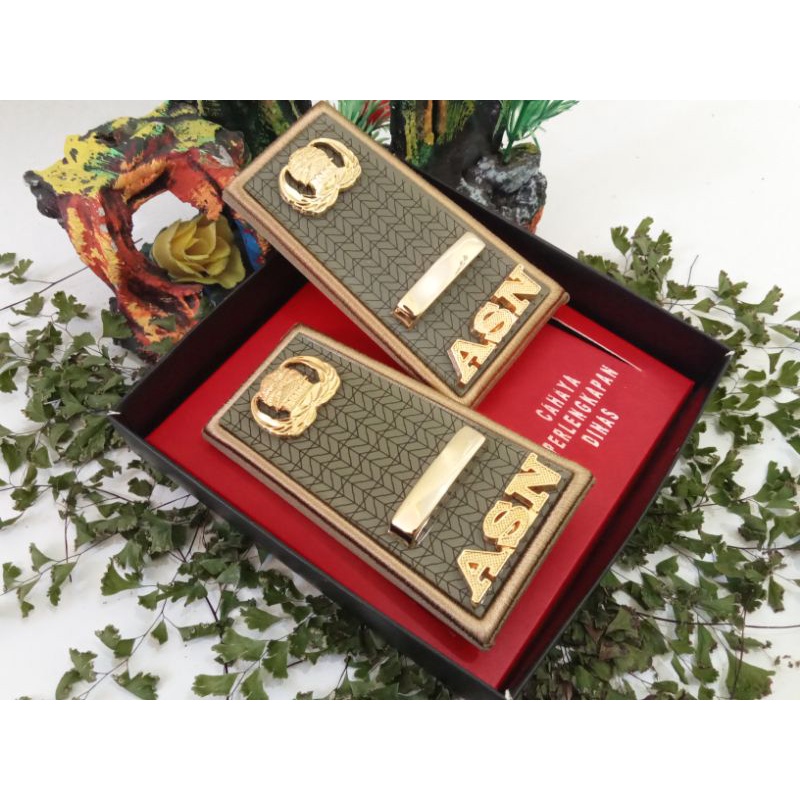 Jual Pangkat Pdh ASN Kaltara 3A Kain Akrilik | Shopee Indonesia