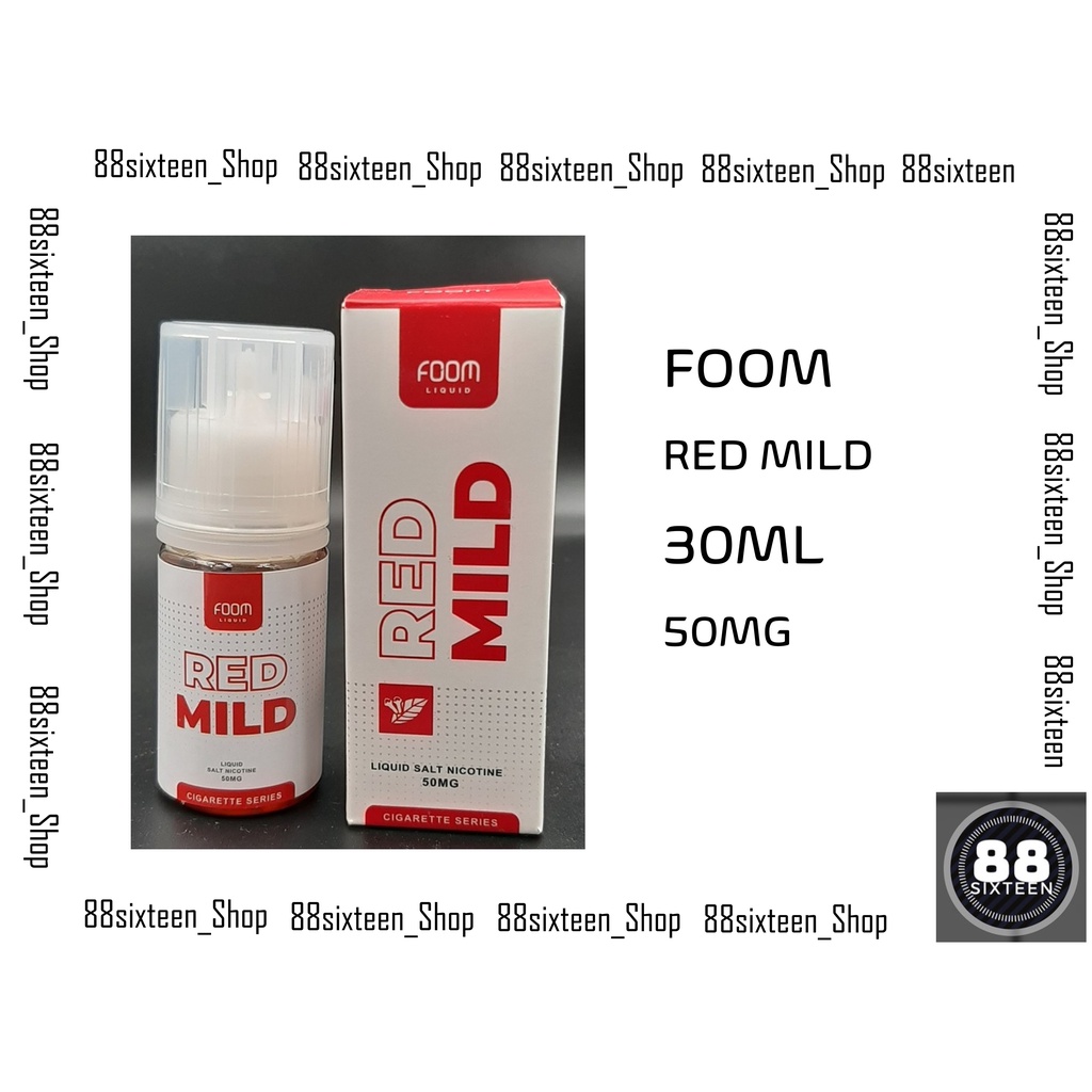 Jual LIQUID FOOM RED MILD 30ML 50MG | Shopee Indonesia