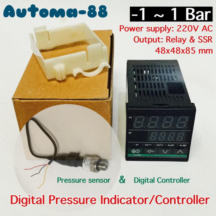 Jual Absolute Pressure Vacuum Controller -1 ~ 1 Bar -1Bar -100Kpa Out ...