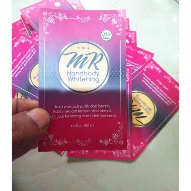 Jual STIKER LABEL PRODUK BENTUK PERSEGI/Stiker Kosmetik /Label Kemasan ...