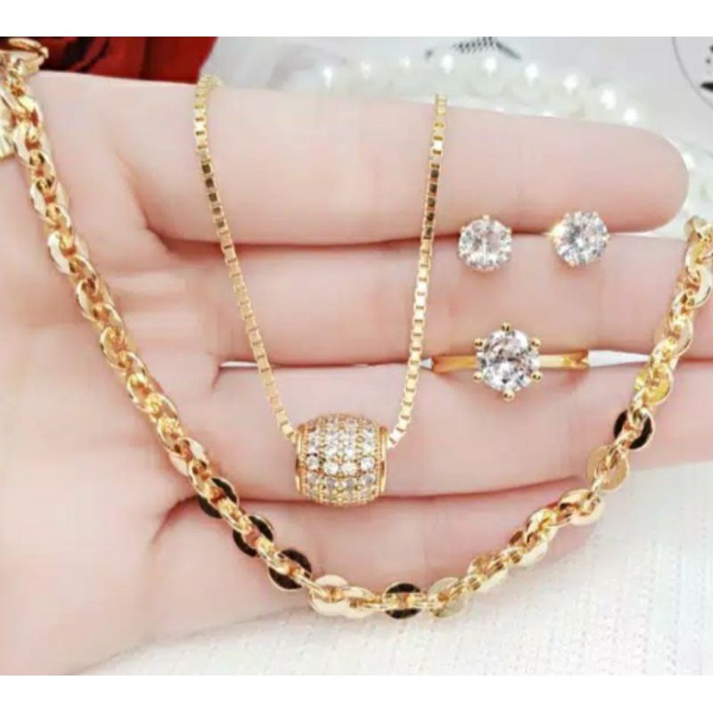Jual set perhiasan dewasa cantik dan simpel | Shopee Indonesia