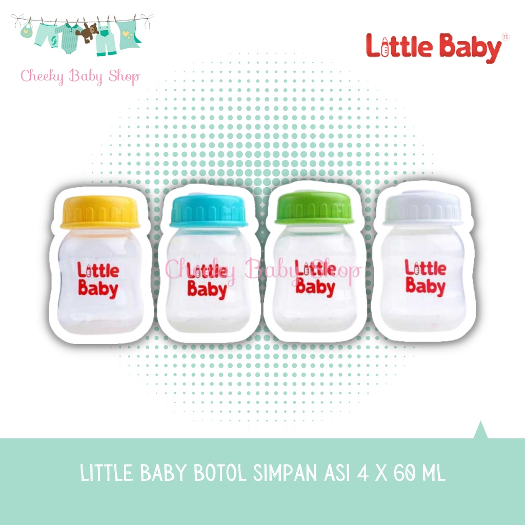 Jual LITTLE BABY Botol ASI (4 x 60ml) | Shopee Indonesia