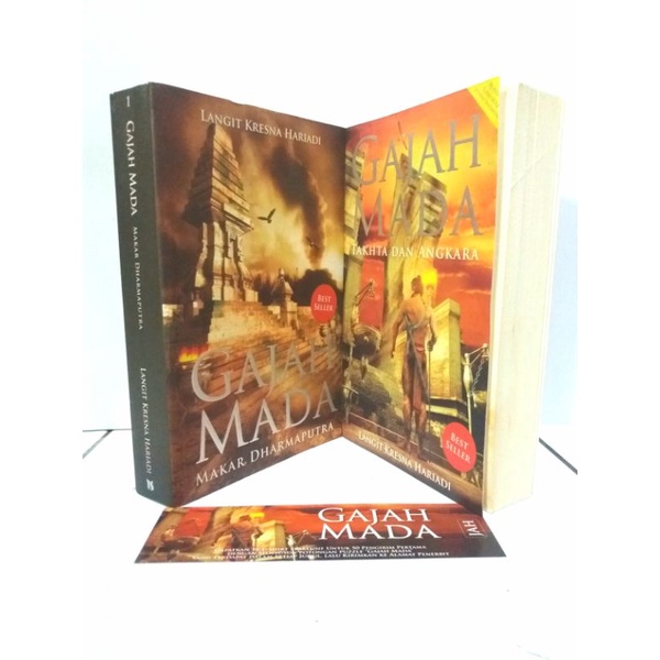 Jual buku novel GAJAH MADA jilid 1 % 2 by Langit kresna hariadi. original. | Shopee Indonesia