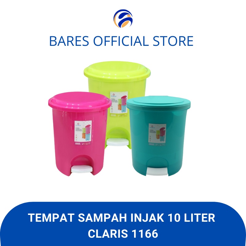 Jual Tempat Sampah Injak Step On Dustbin // tempat sampah injak 10 liter claris 1166 | Shopee ...