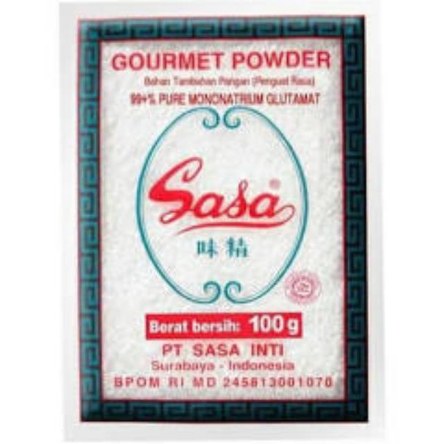 Jual Penyedap Rasa Sasa Berat 100 gram / Micin Sasa / Vetsin | Shopee ...