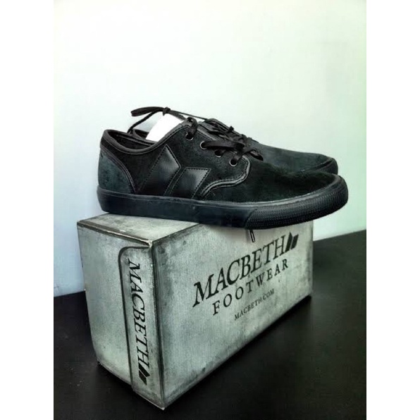 Jual Macbeth langley black waxed sued era tom new | Shopee Indonesia