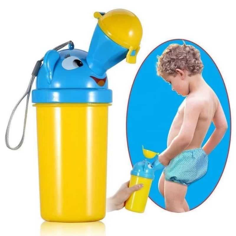 Jual Pispot anak portable / travel potty toilet / botol tempat pipis ...