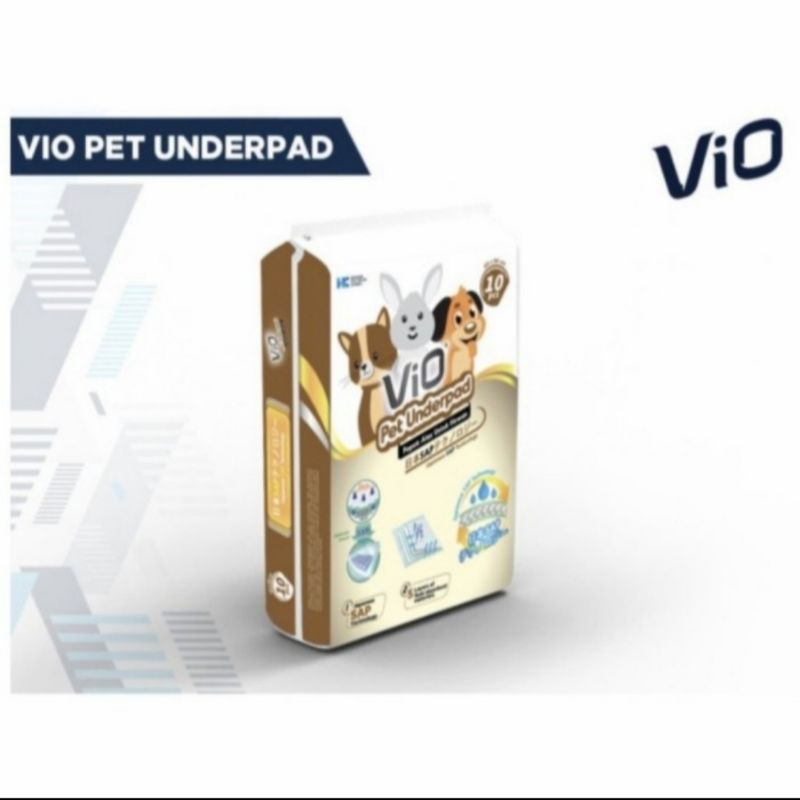 Jual Pet Underpad VIO isi 10pc Alas Pipis Anjing Kucing Training Pad ...