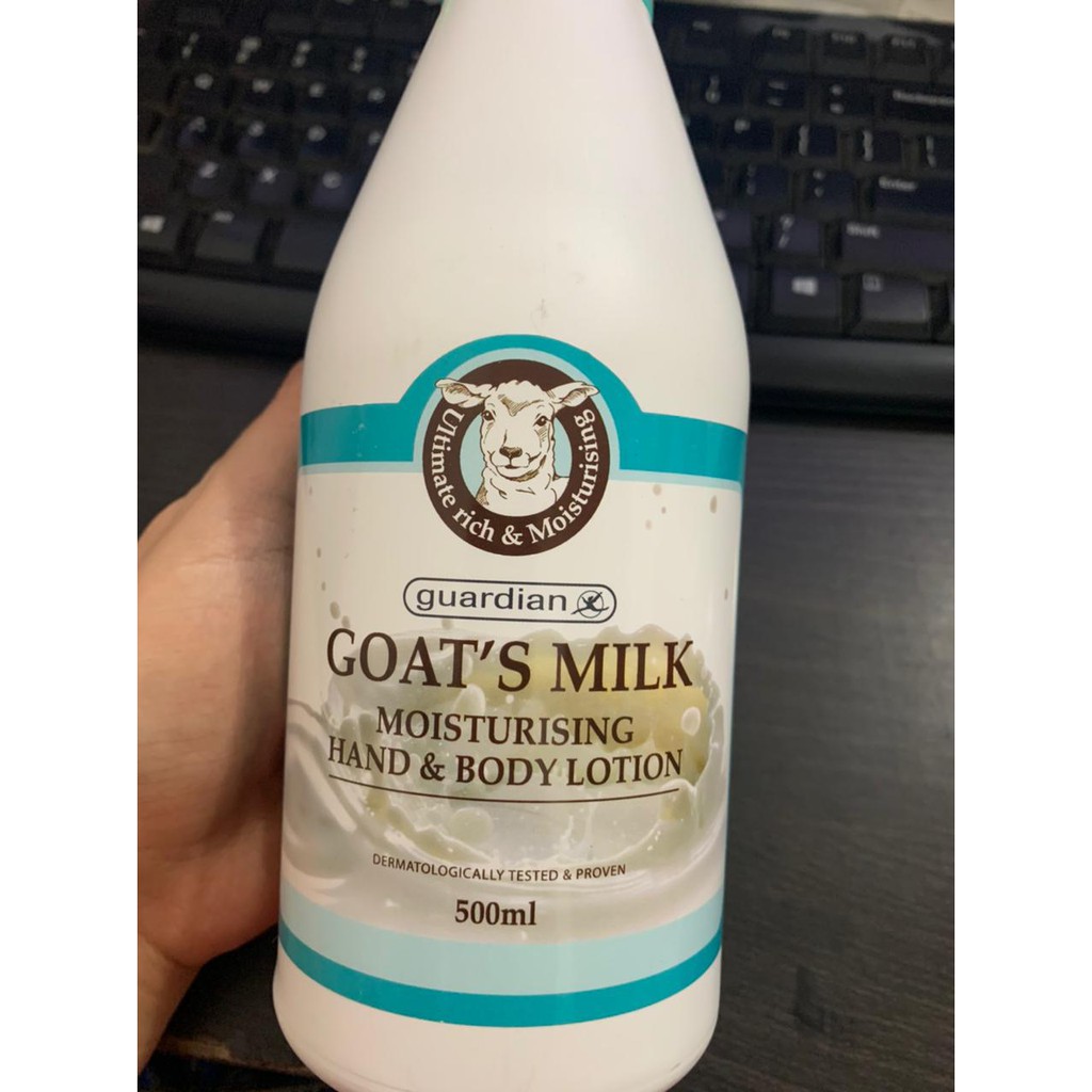 Jual GUARDIAN GOAT'S MILK MOISTURIZING HAND & BODY LOTION 500 ML ...