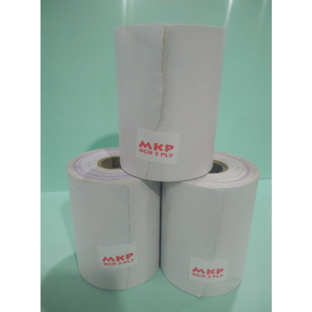 Jual Kertas Telstruk / Kasir NCR 3ply 7,5 cm MKP | Shopee Indonesia
