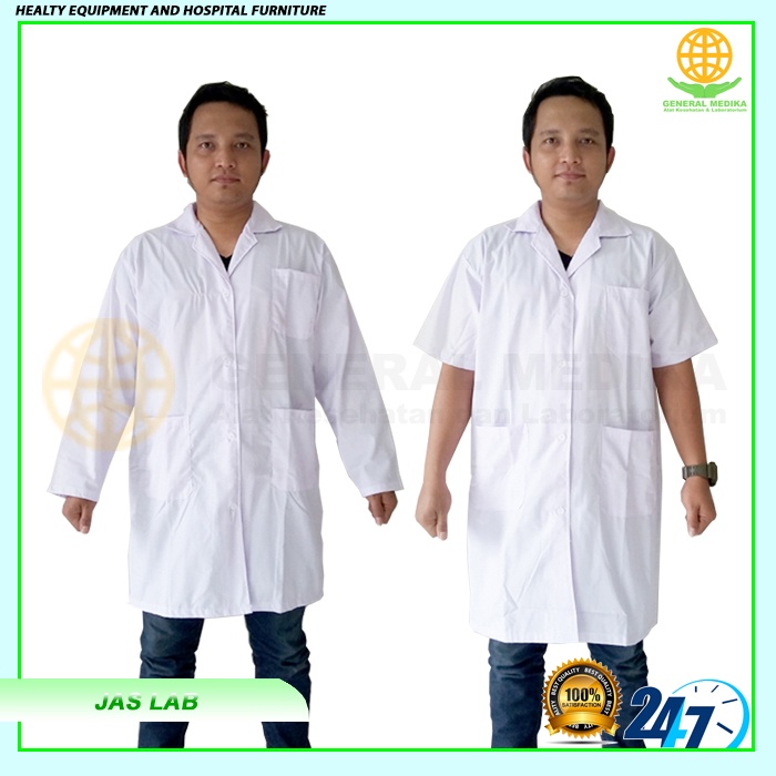 Jual Jas Laboratorium | Baju Seragam Lab Ukuran ( S M L XL ) | Shopee ...