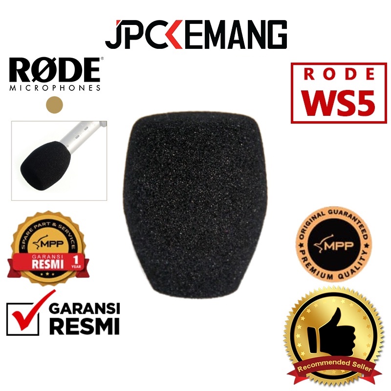 Jual Rode WS5 Pop Filter Wind Shield Windshield Rode WS 5 Original ...