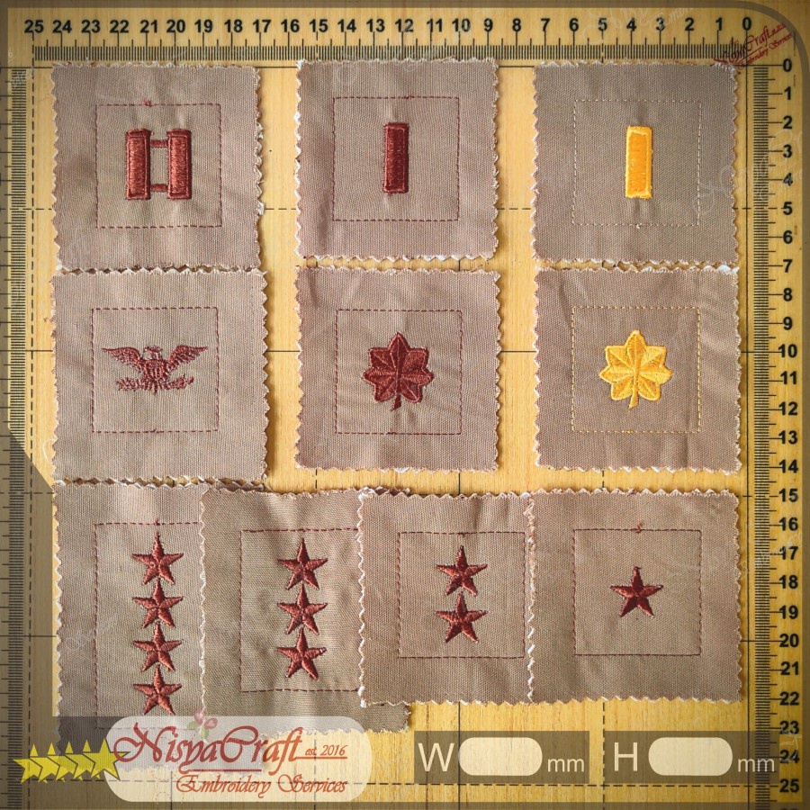 Jual NCEP0101-0513-US ARMY Rank Insignia - Commissioned officers (DCU ...