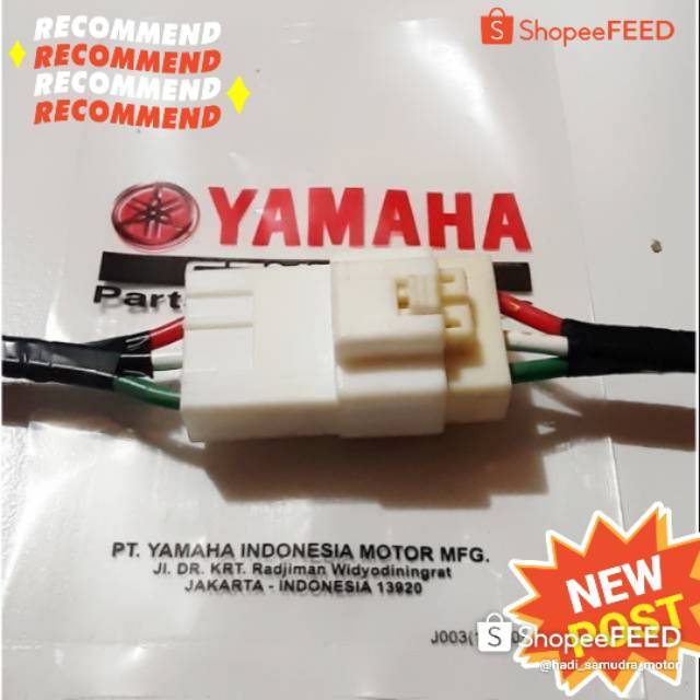 Jual SOKET KABEL SPUL SPULL SET AEROX LEXI FREEGO NEW NMAX 2020 ORI ...