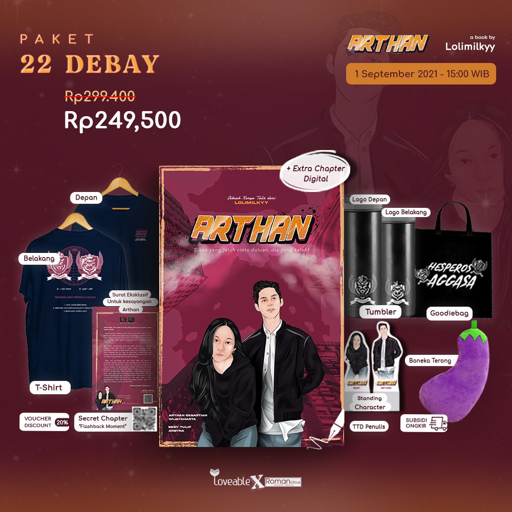 Jual Novel Arthan (Paket 22 Debay) | Shopee Indonesia