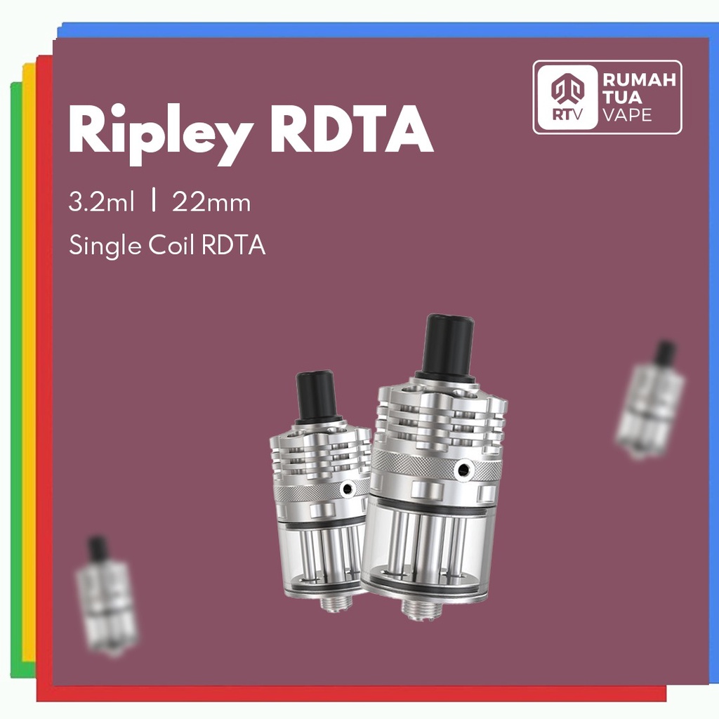 Jual RIPLEY RDTA 3.2ML 22MM SINGLE COIL RDTA | Shopee Indonesia
