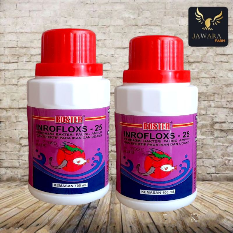 Jual Boster INROFLOX 25 100 ML Antibiotik Ikan Perairan ORIGINAL ...